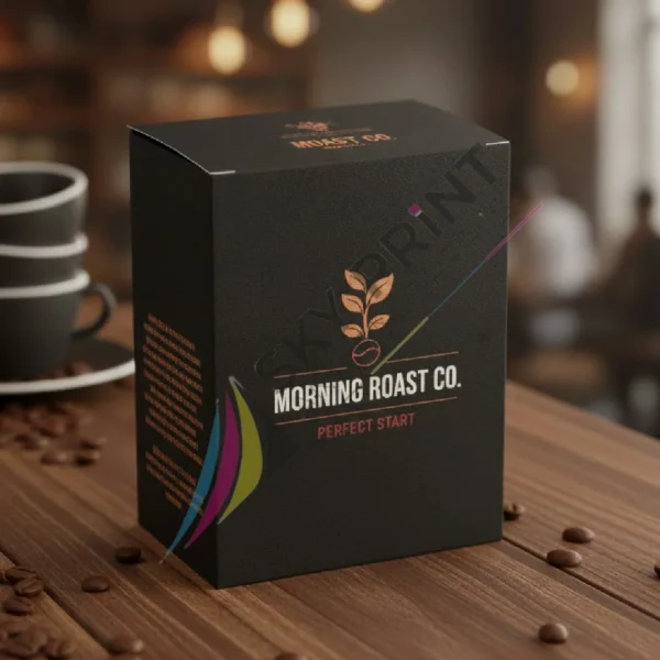 Coffee Box Branded : High-Quality Print & Finish - Sky Print and Enterprise